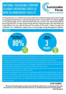 New Warehouse Case Study V4 - Sustainable Focus